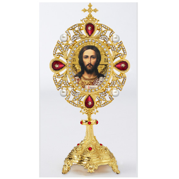 Hail Mary Gifts | Design | Jesus Christ Monstrance Reliquary Style Icon ...